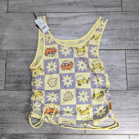 Nickelodeon | Shirts & Tops | Nickelodeon Rugrats Yellow Cinched Tank ...